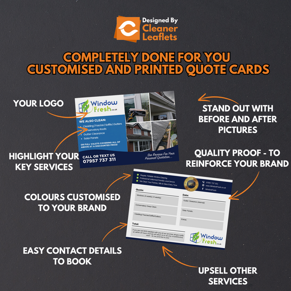 Quote Card - Design and Print for Me – Cleaner Leaflets